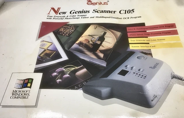 RARE RÉTRO 1991 Genius Color Scanner C105 EUR 289,00 - PicClick FR