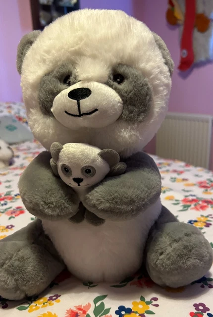 PANDA BEAR & Cub ~ Snugglesome Pals 14" approx Soft Plush Toy £15.00 ...