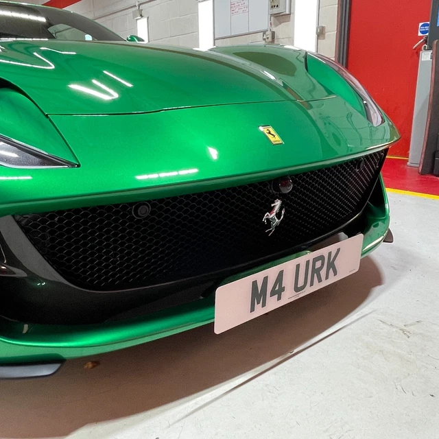 FERRARI 812 GTS Central front number plate bracket , NO DRILLING , UK ...