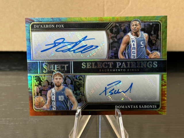 23-24 SELECT PAIRINGS De’Aaron Fox/Domantas Sabonis Auto 25/25 EUR 253 ...
