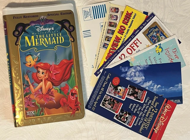 DISNEY’S MASTERPIECE THE Little Mermaid (VHS, Special Edition)with ...