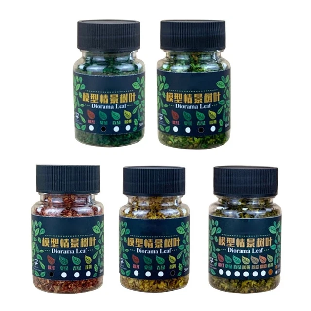 MINIATURE LEAF MODEL for Train Sand Table and Garden Landscape ...