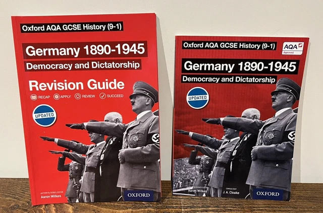 OXFORD GCSE AQA GCSE History Germany 1890-1945 Text Book & Revision ...