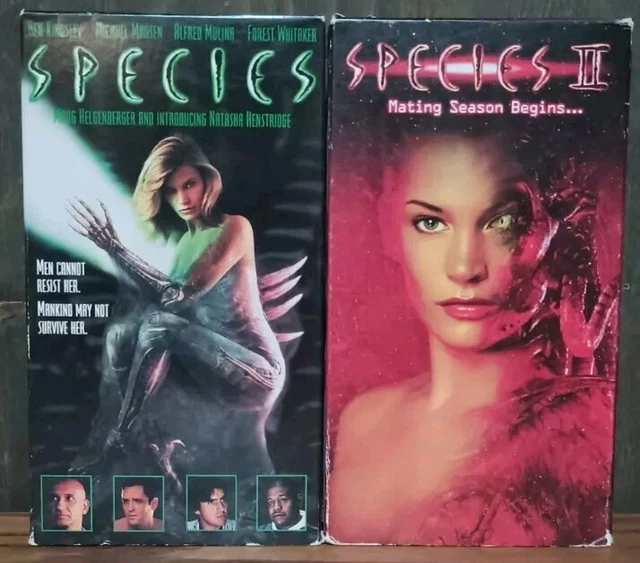 SPECIES 1 AND 2 MGM VHS Tapes 1997 Pre-Owned £11.93 - PicClick UK