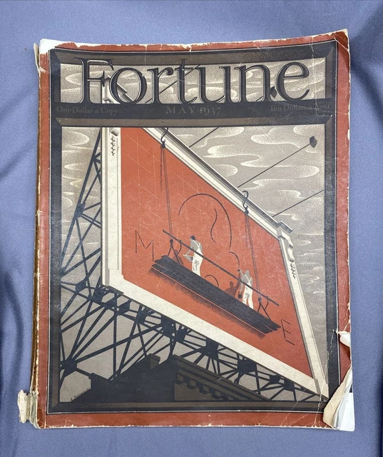 FORTUNE MAY 1937 Hitler’s 1937 Popularity WPA Art Mellon WILLKIE John L ...