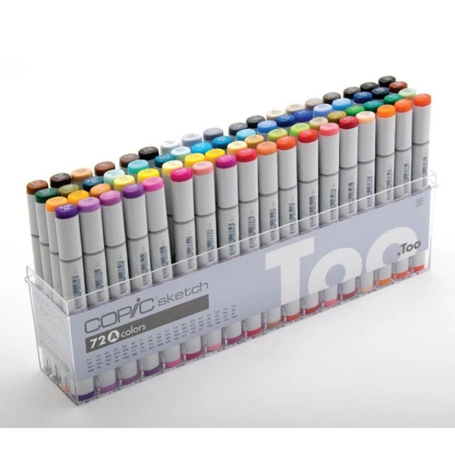 COPIC 72 SKETCH Marker Set | A / B / C / D / E Options | Dual-Tip ...
