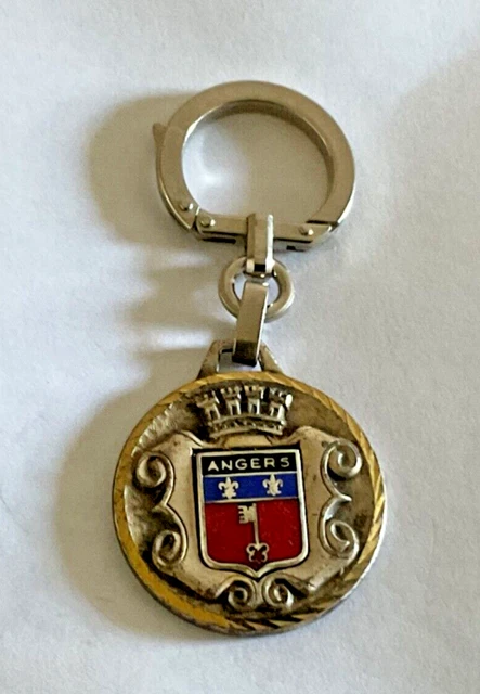 PORTE CLEFS AUGIS ANGERS - blason de ville- vintage Keychain - EUR 6,90 - PicClick FR