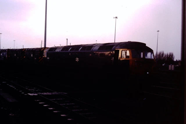 1980S BRITISH RAIL BR Diesel Electric Loco Railway 47 406 Slide Ref 258 ...