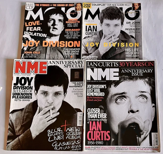 JOY DIVISION 4 x NME MOJO Magazine Lot Ian Curtis Anniversary Issue ...