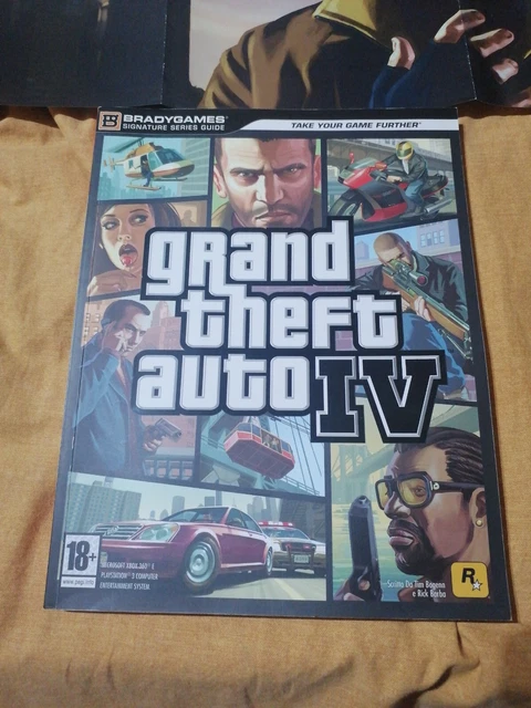 GRAND THEFT AUTO IV - Guida Strategica Ufficiale + poster mappa EUR 5 ...