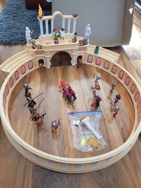 PLAYMOBIL 4270 HISTORY Roman Arena / Colosseum with additional figures ...