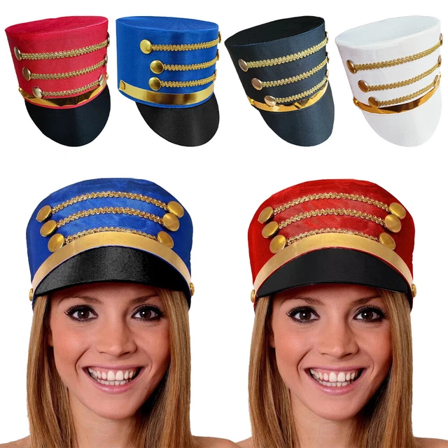 MAJORETTE HAT MARCHING Band Toy Soldier Costume Fancy Dress Accessory £ ...