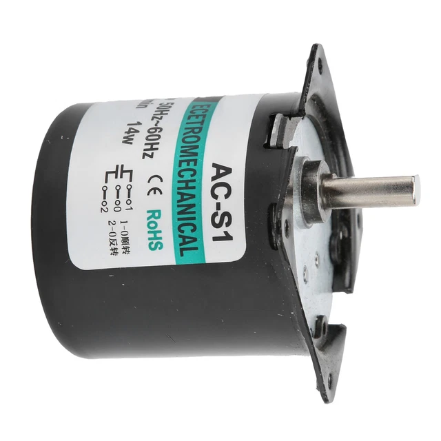 GEAR MOTOR MICRO Permanent Magnet Speed Reduction Engine DIY Generator ...