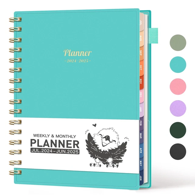 ACADEMIC PLANNER 2024-2025 July 2024 - June 2025 Weekly and Monthly ...