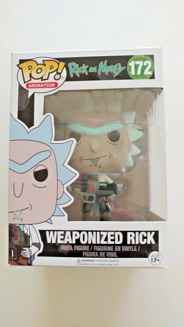 FUNKO POP! RICK and Morty: Weaponized Rick #172 Vinyl Figure $16.00 ...