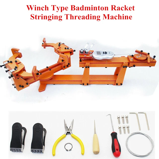 RACQUET STRINGING MACHINE Kits For Badminton Racket Threading Machine ...