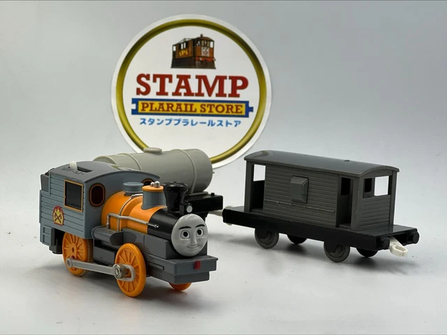 EXCLUSIVE TRAIN! TOMY Trackmaster Plarail Bash the Logging Loco Log ...