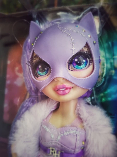 RAINBOW HIGH VISION Costume Ball bambola bambola viola Willow Cat MGA ...