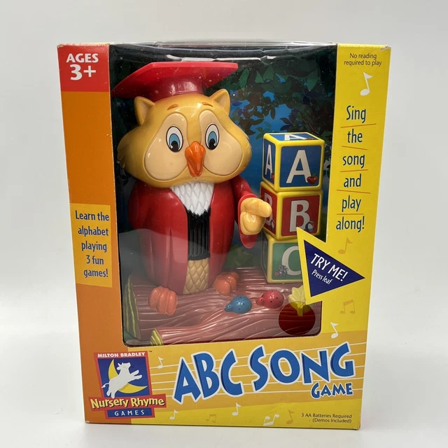ABC SONG GAME 2002 Professor Oliver The Owl Milton Bradley NISB $40.00 ...