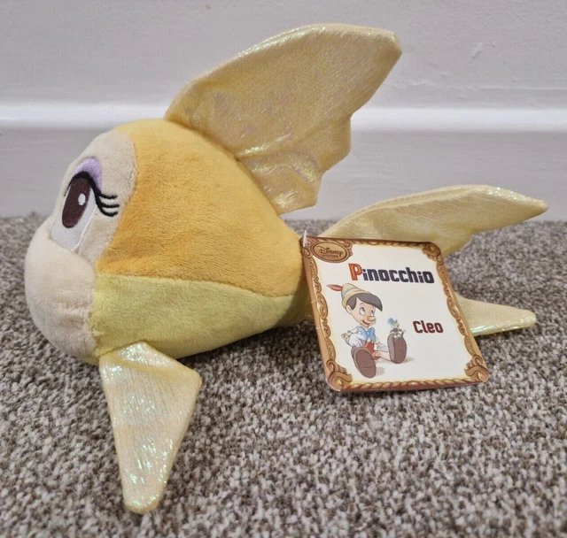 DISNEY STORE CLEO Goldfish Pinocchio Plush Stuffed Animal Toy Rare VGC ...
