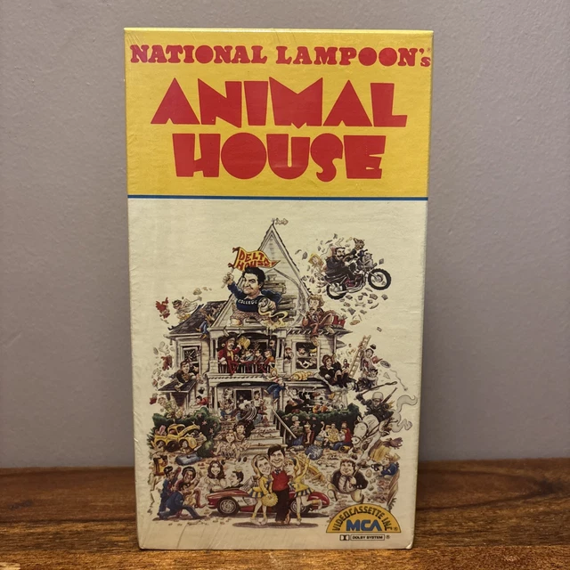 RARE! SEALED NATIONAL Lampoons Animal House VHS 1983 Release MCA ...