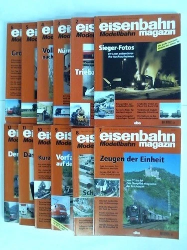 MAGAZINE FERROVIAIRE / modélisme ferroviaire : magazine mensuel germanophone pour... EUR 30,90 ...