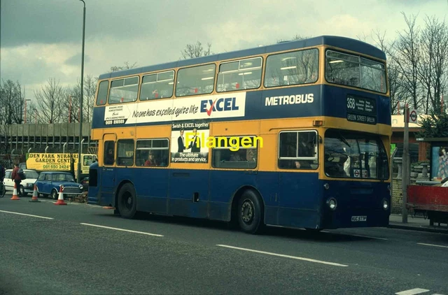 ORIGINAL BUS COLOUR SLIDE Metrobus Daimler Fleetline DMS KUC977P £1.25 ...