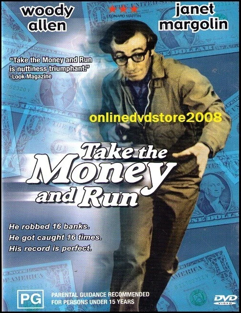 TAKE THE MONEY & RUN (Woody ALLEN Janet MARGOLIN Marcel HILLAIRE ...