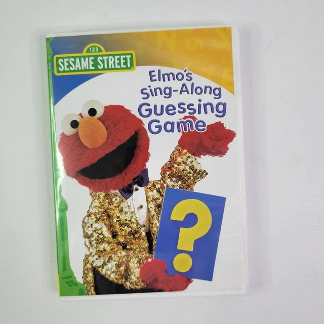 Sesame Street Elmos Sing Along Guessing Game Vhs 653 Picclick Ca