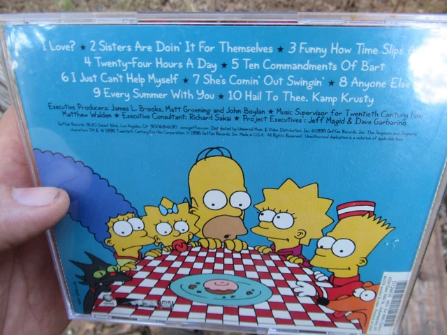 SET 2 DIFF DIE SIMPSONS CDs gelbes Album TV-SHOW Songs Key Springfield ...