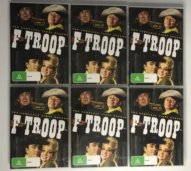 F TROOP DVD Bundle - the complete 1st season 34 Episodes PAL Region 4 ...