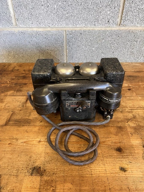 VINTAGE WW2 BRITISH Army Field Telephone Set F MK2 Ideal for ...
