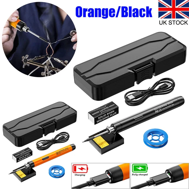 TYPE-C WIRELESS SOLDERING Iron Kit Portable Rechargeable Soldering Iron ...