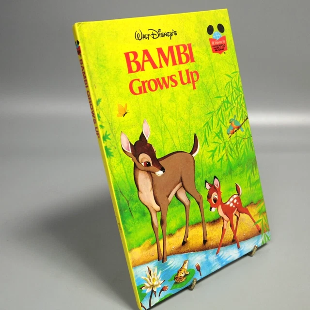 DISNEY'S WONDERFUL WORLD of Reading Hardback, Bambi Grows Up, Gloss ...