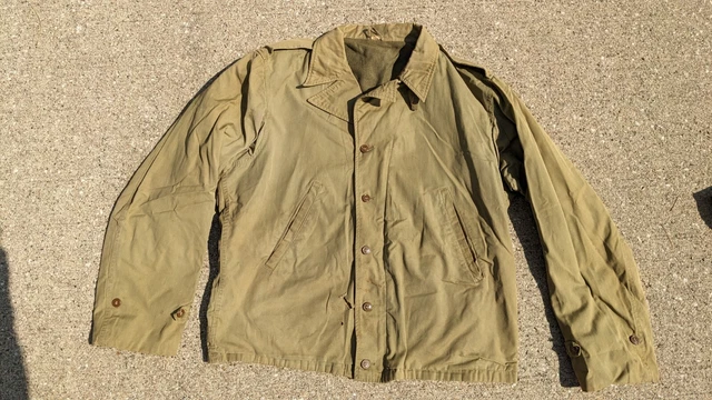 ORIGINAL FIELD JACKET US Army Parsons WW2 WWII 1940s Vtg M-1941 M41 ...