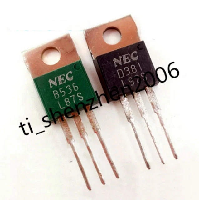 1PAIR OR 2PCS Transistor NEC TO-220 2SB536/2SD381 B536/D381 $7.60 ...