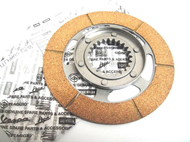 DISQUE EMBRAYAGE ORIGINAL Piaggio 1443956 Abeille Mp 220 P 601 (I Série) 1978 EUR 45,40 ...