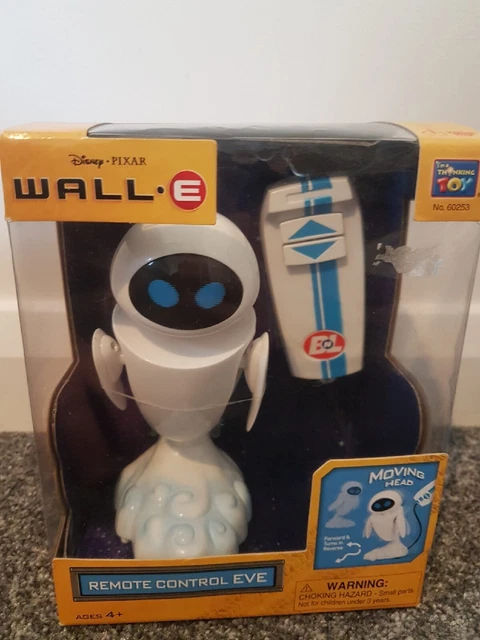 RARE DISNEY PIXAR Wall-E Remote Control RC Eve Robot by Thinkway -New ...