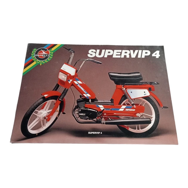 GARELLI SUPER VIP 4 - Vintage Mini Depliant Collezione Italiana ...