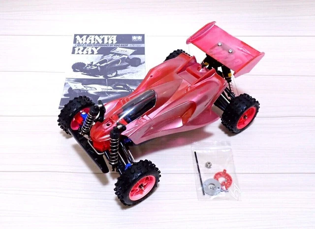 TAMIYA 1/10 MANTA Ray 4WD Chassis Off-road Buggy RC Set Old Car At the ...