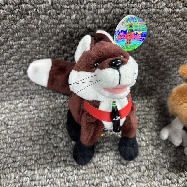 COCA COLA FANNIE the Fox Germany 1998 International Plush Beanie ...