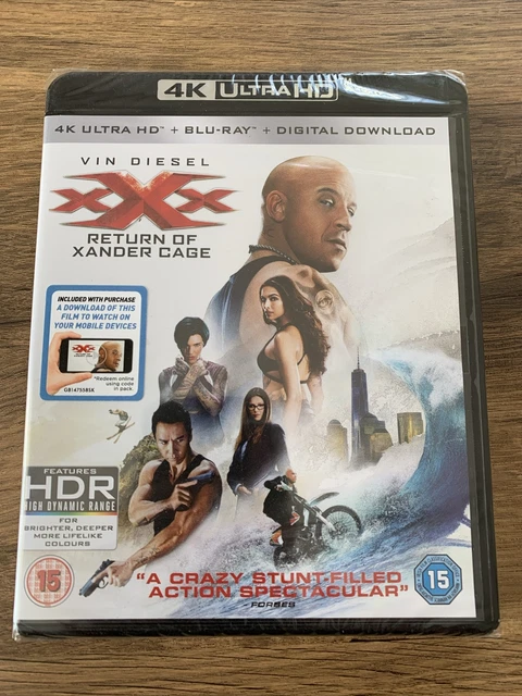 XXX: RETURN OF Xander Cage (4K Ultra HD) £12.00 - PicClick UK