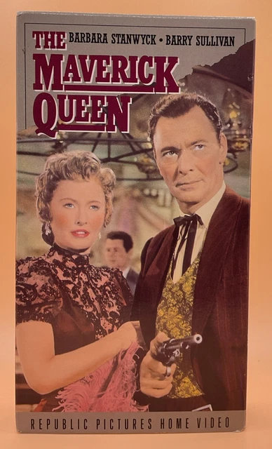 THE MAVERICK QUEEN VHS 1958, 1989 Barbara Stanwick **Buy 2 Get 1 Free ...