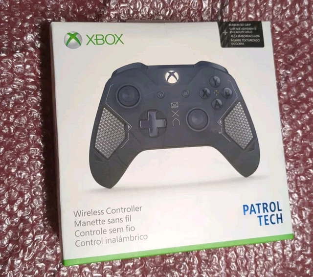 MICROSOFT XBOX ONE Wireless Controller Patrol Tech Special Edition Blue ...