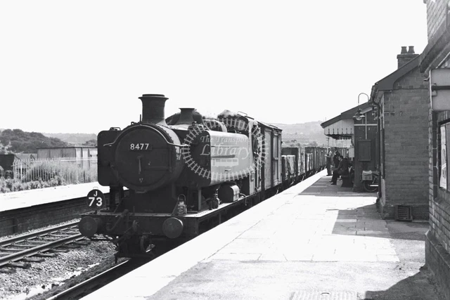 PHOTO BR BRITISH Railways Steam Locomotive Class 9400 8477 Gowerton ...