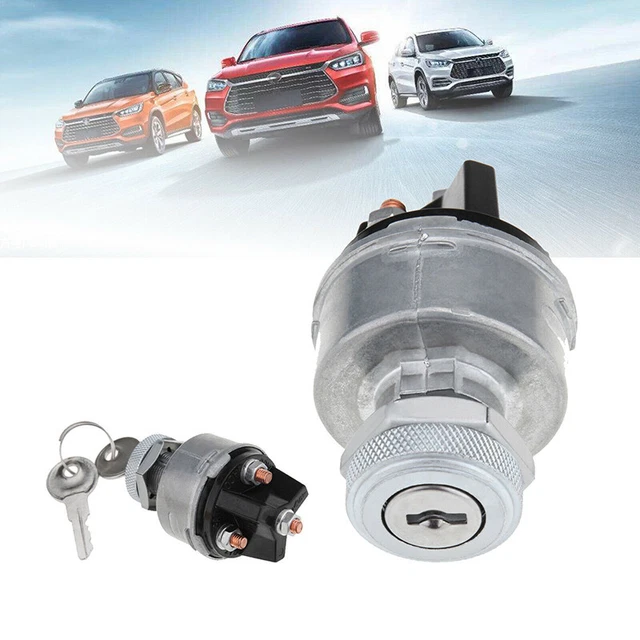 UNIVERSAL REPLACEMENT IGNITION Switch Lock Cylinder With 2 Keys For .cf ...