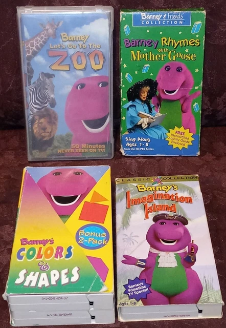 LOT OF 5! Barney VHS Tapes Lyons VTG 1990s Barney the Dinosaur ...