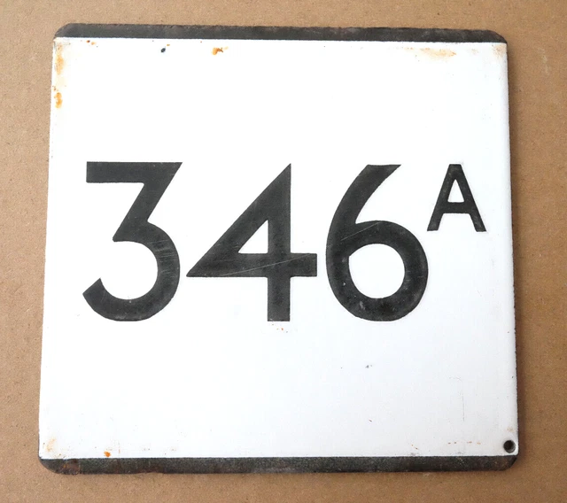 LONDON TRANSPORT COUNTRY AREA ENAMEL BUS STOP E-PLATE for ROUTE 346A £ ...