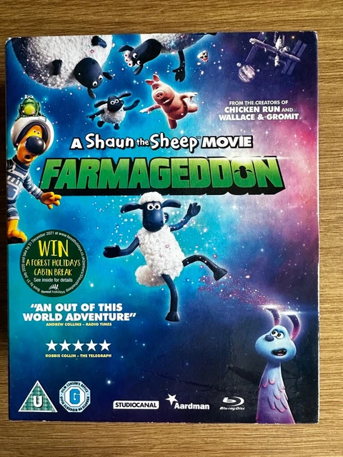 A SHAUN THE Sheep Movie: Farmageddon Blu-ray 2019 Aardman Animation w ...