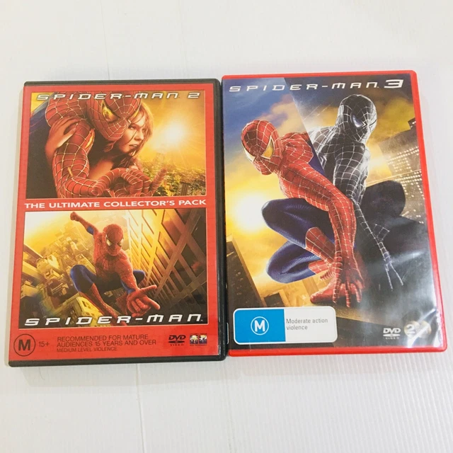 SPIDERMAN 1 2 3 (Ultimate Collector's Edition DVD Region 4 $12.00 ...